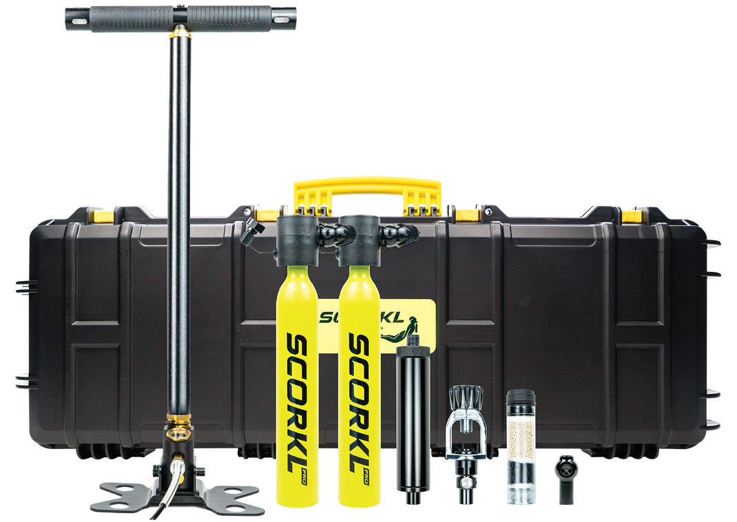SCORKL - Mini SCUBA diving lung tank - Underwater Freedom