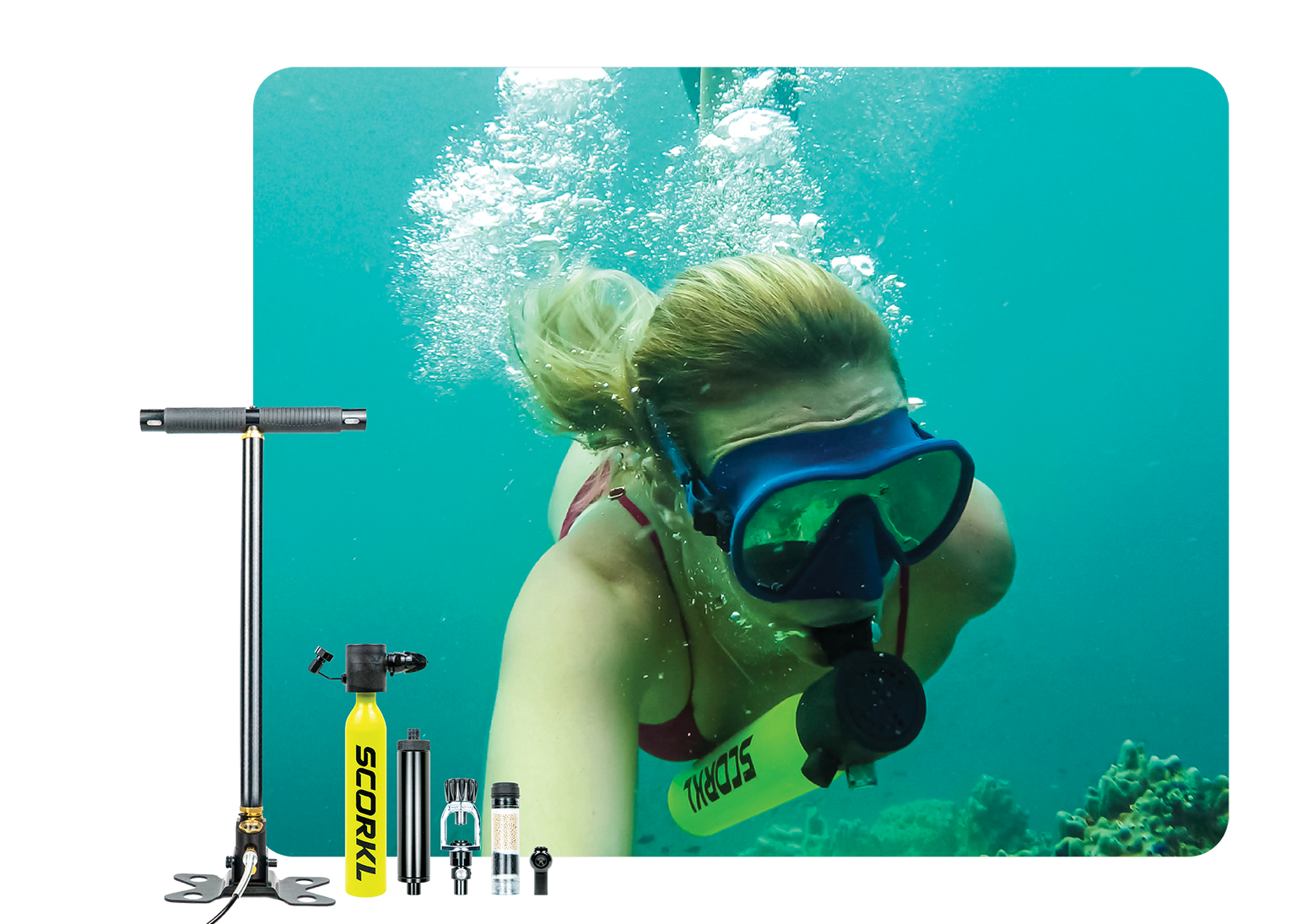 Small Scuba Tank & Diving Gear | Scorkl – SCORKL