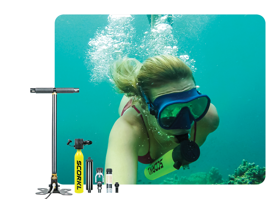 Small Scuba Tank & Diving Gear | Scorkl – SCORKL